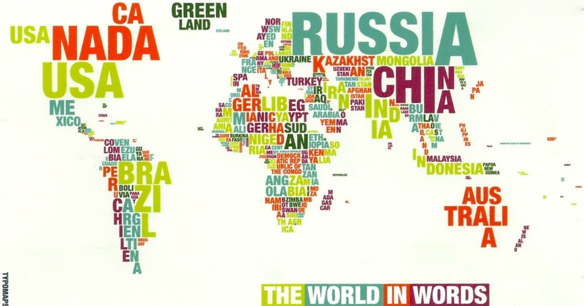 My Favorite Views: Map, The World in Words