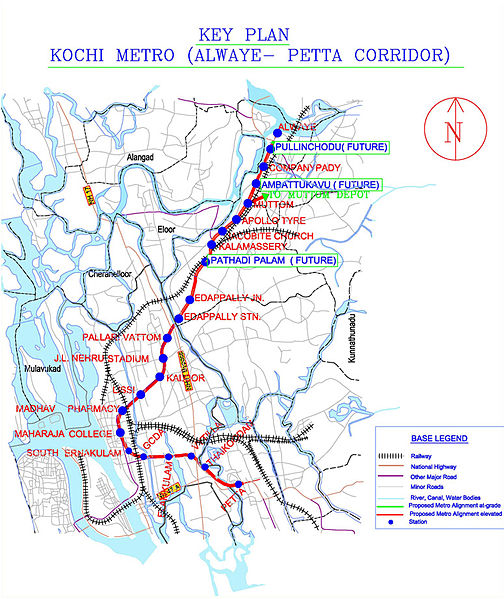 Sreedharan Heads Kochi Metro Rail Project Phase 1 ~ Buyer Kerala