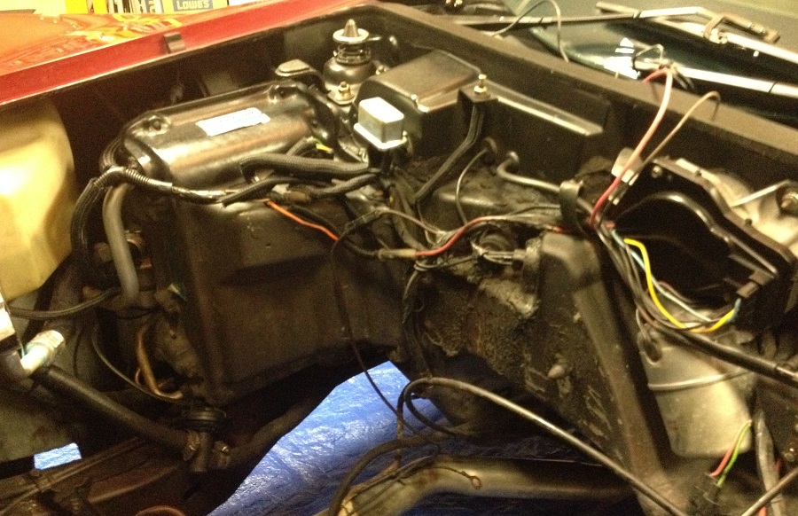 1976 Corvette Stingray: Restore, Repair, Detail: Firewall and Engine ...