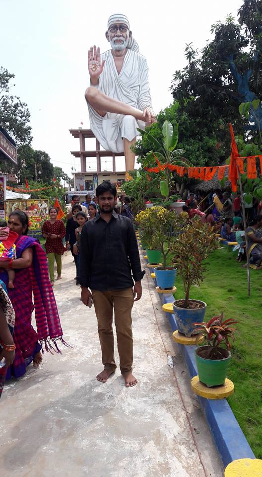 Revuru Sai Baba Temple | Very Big Saibaba Statue at East Godavari