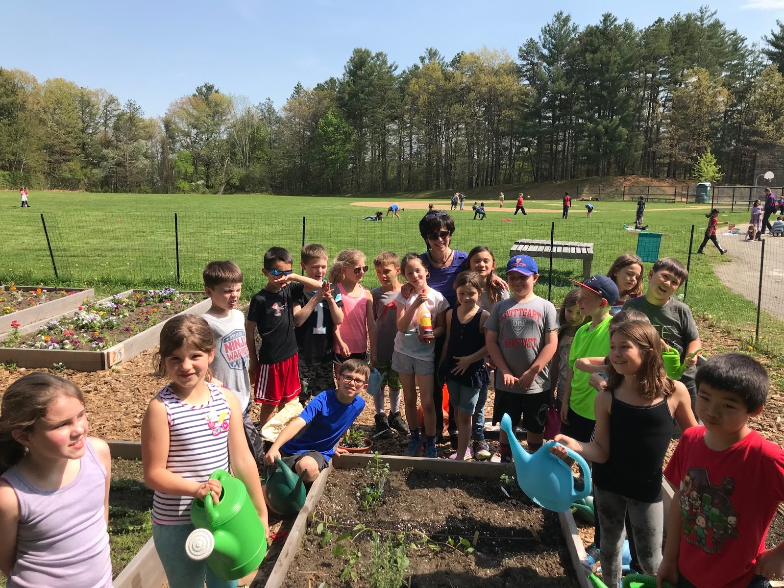 Davis Elementary School Garden: Second Grade Planting