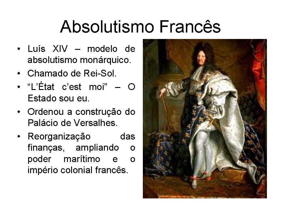 #HistoriaOnLine: Absolutismo Monárquico - 7º ano