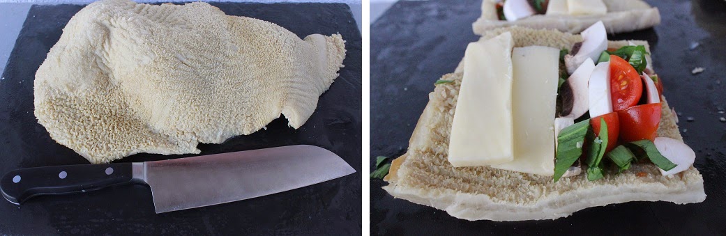 Rántott - töltött tavaszi pacal