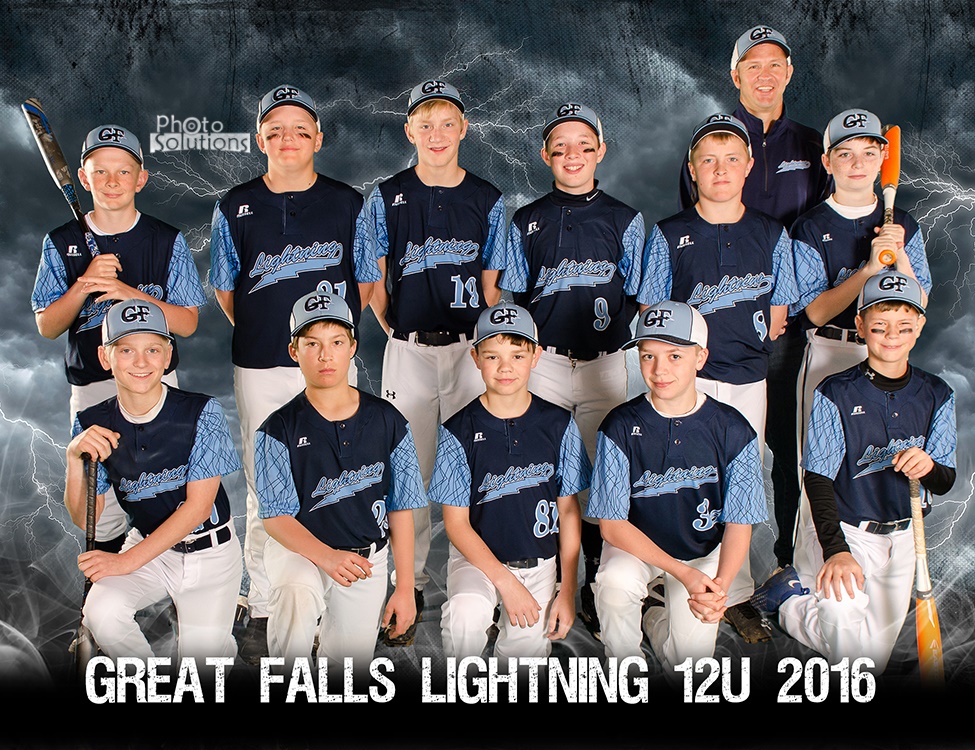 Great Falls Lightning Baseball: 2016 GF Lightning 12U