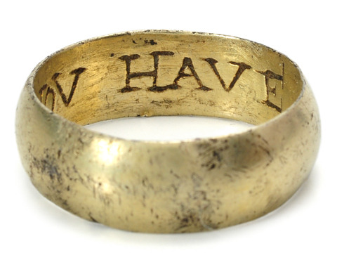 Colonial Quills: Old World Romance...Posy Rings