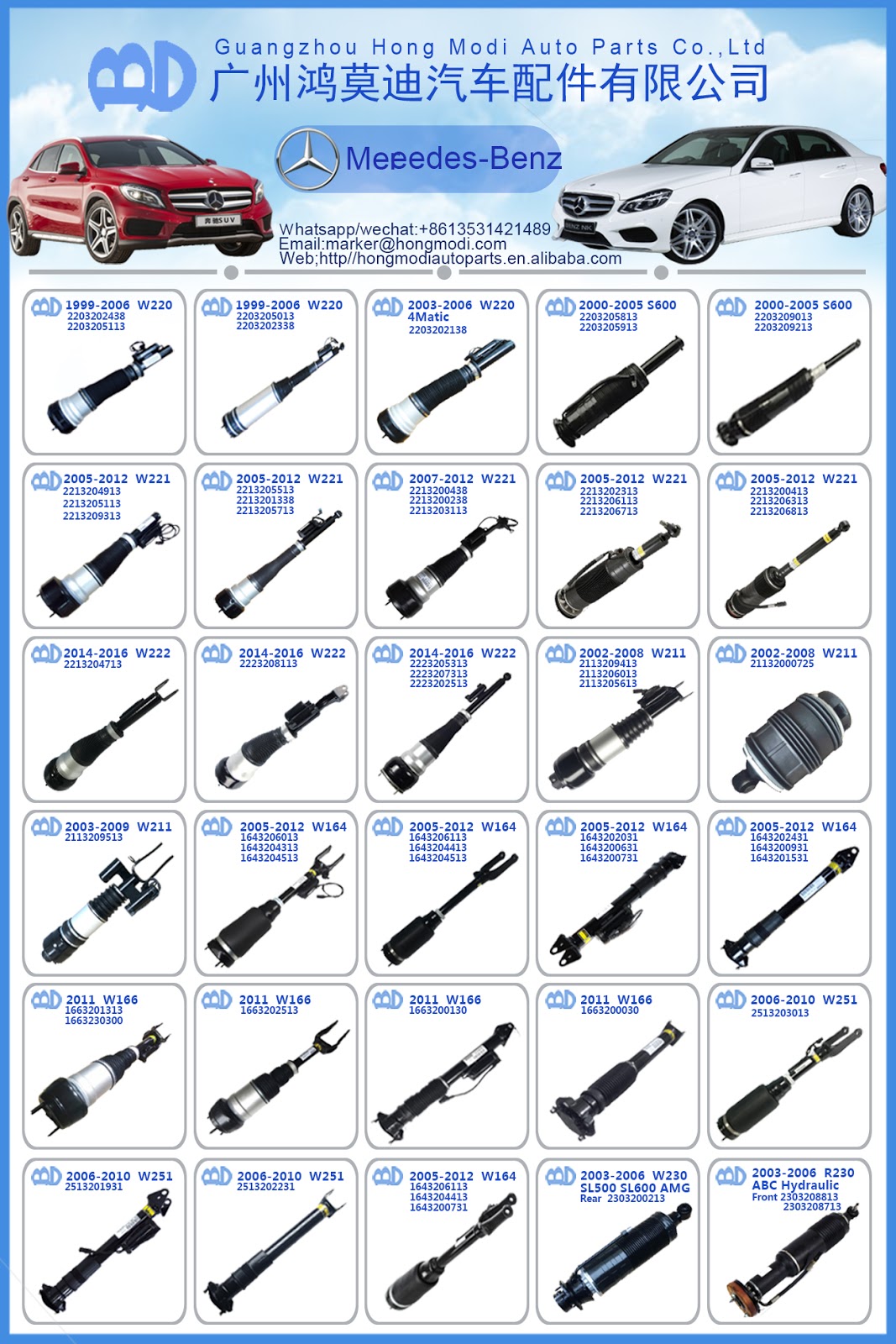 Air suspension shock, air suspension spring, air pillow, pneumatic ...