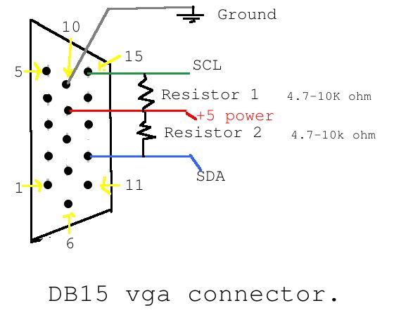 VGA port calling Arduino.