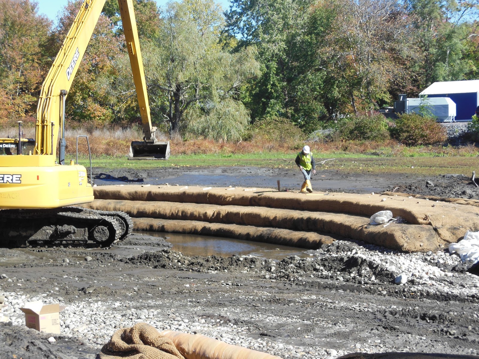 Mill River Restoration: Channel construction continues