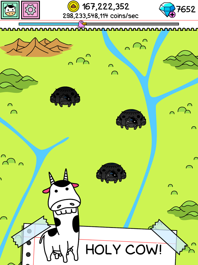Apps Random Android: Cow Evolution, muta tus vacas