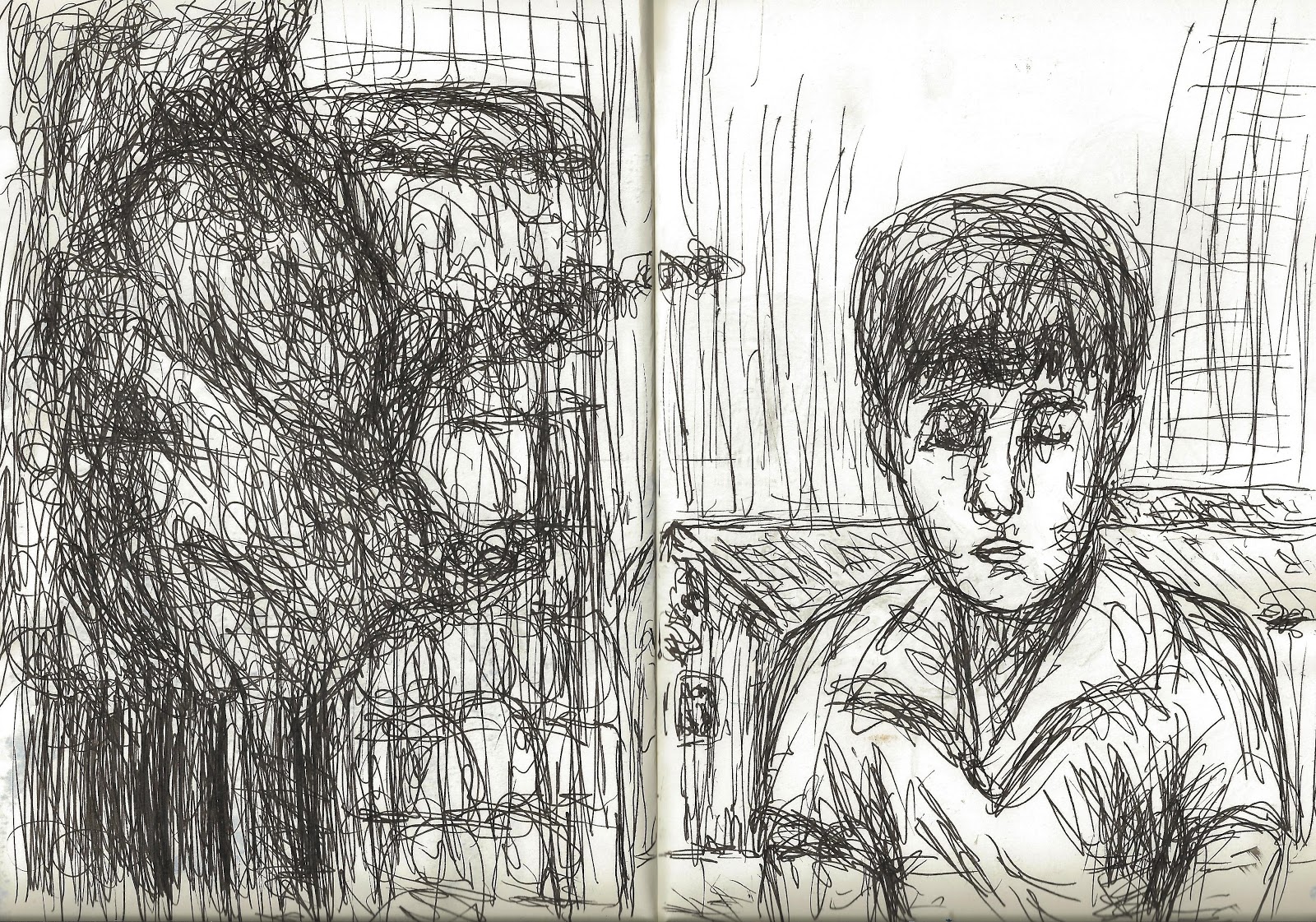 Mariana Santos: Drawing with two pens at the same time