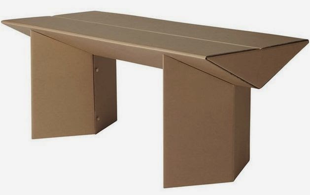 Arte y Arquitectura: Mesas de cartón