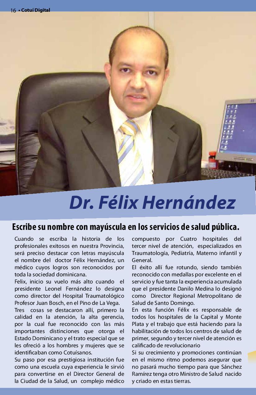 COTUIDIGITAL.COM: El doctor Felix Hernandez escribe su nombre con ...
