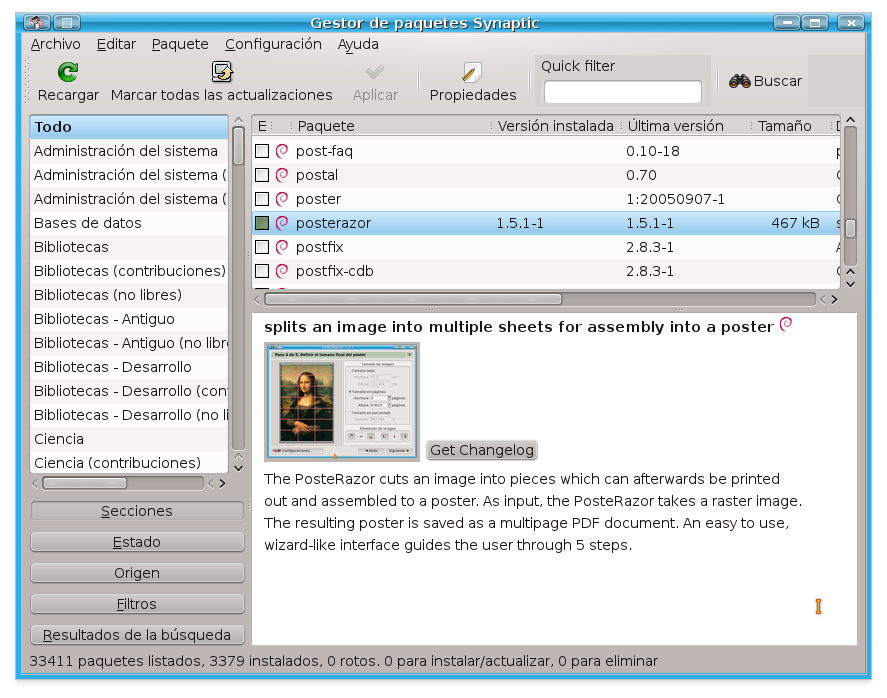 UsuarioDebian: Posterazor - crear poster