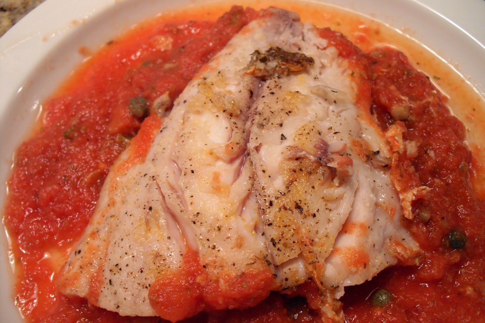 Katie Cuisine: Red Snapper Veracruz