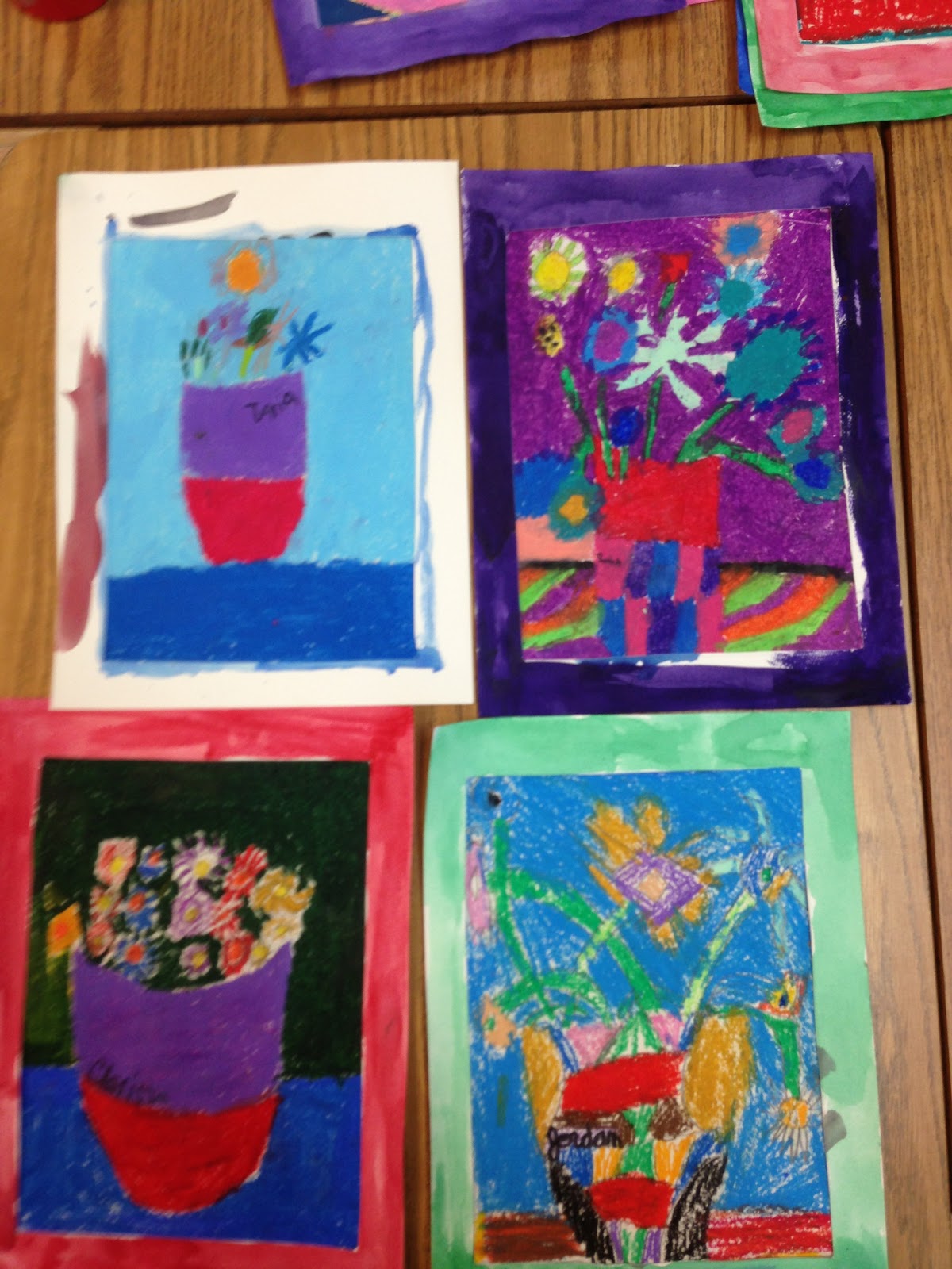 St. Anne School Third Grade: Happy Mother's Day! Art Projects