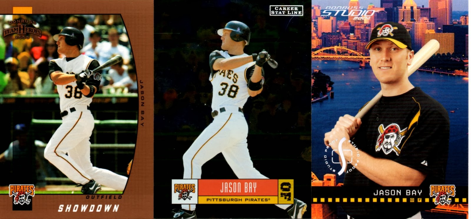 Pirates Treasure Room: A few numbered Jason Bay parallels
