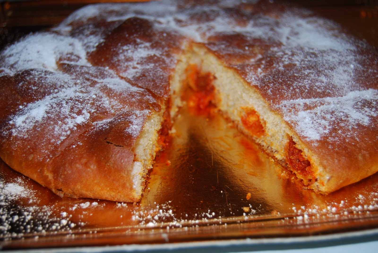 Los postres de asaminica: ensaïmada rellena de sobrasada