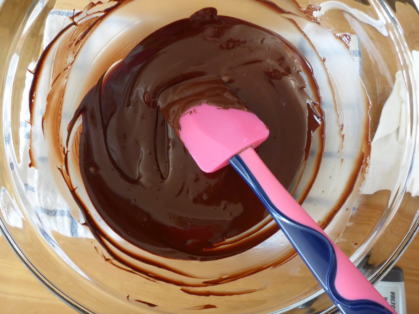 Chocolate tube dessert