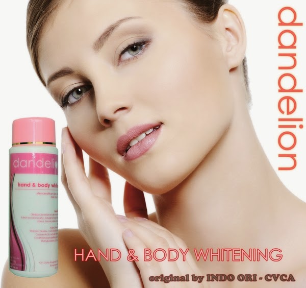 Handbody whitening dandelion (Lotion pemutih tubuh) - Toko Pelangsing ...