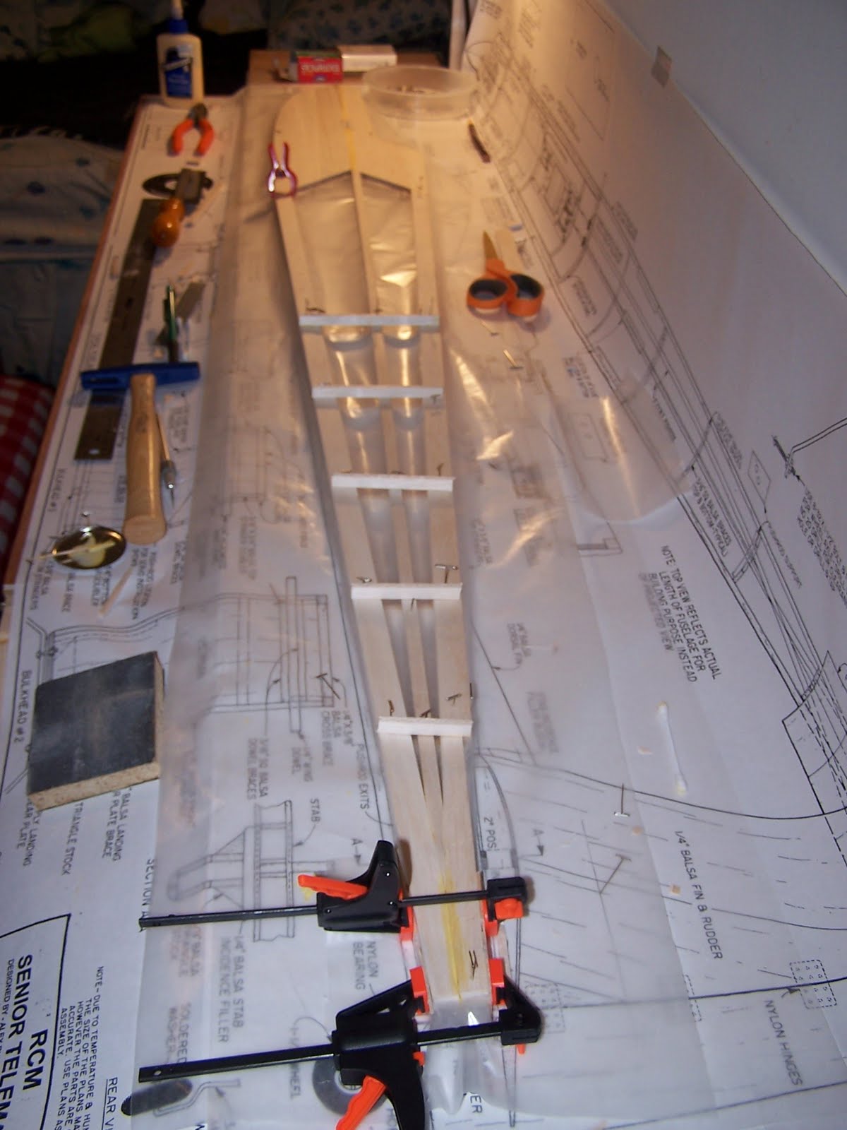 A Madmans's Mod Site: Senior Telemaster Build, Fuselage (Part 3)