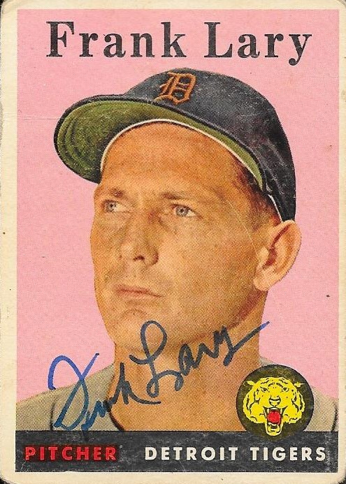 foul bunt: TTM Success - Frank Lary