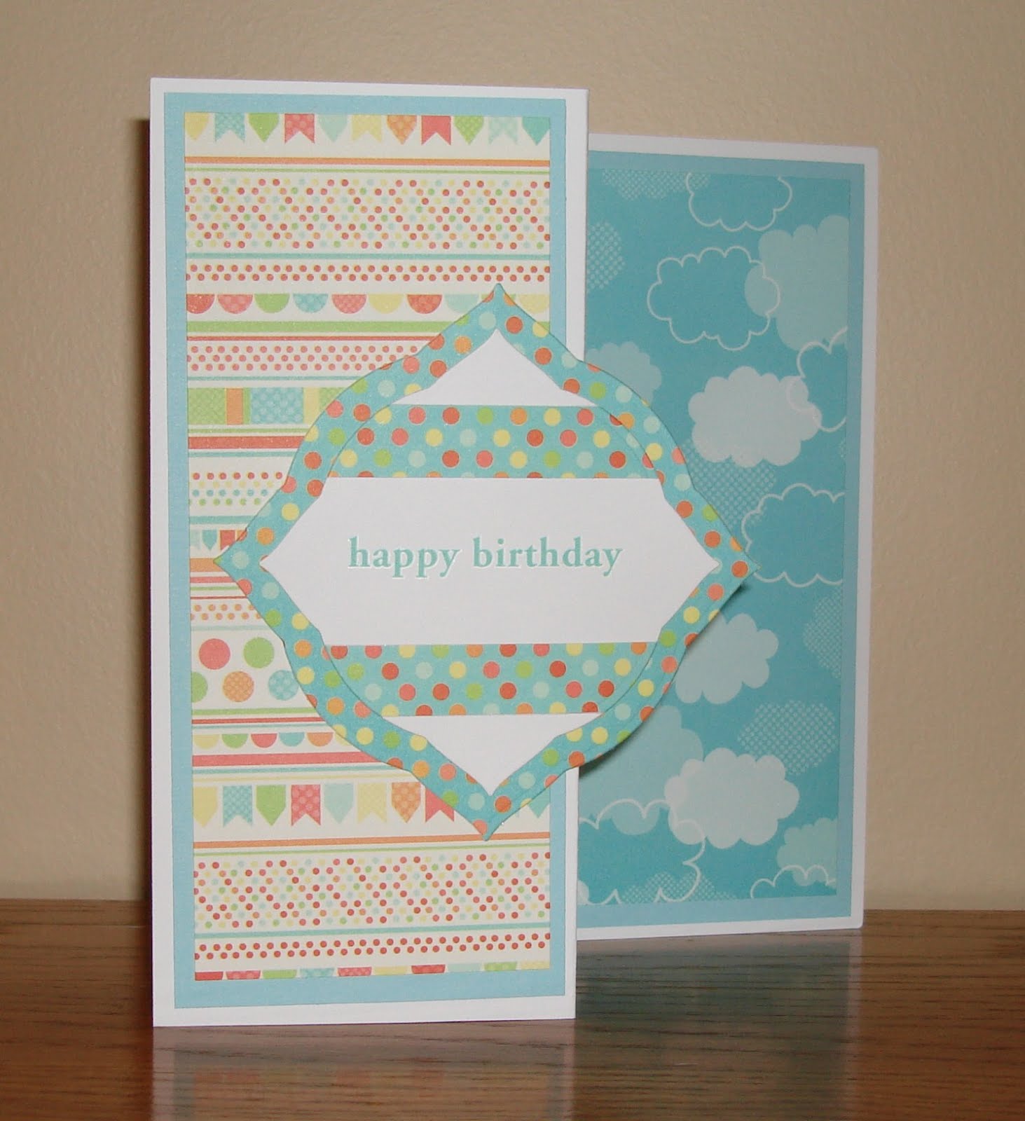 Kelly Creates: Tri fold Birthday Card