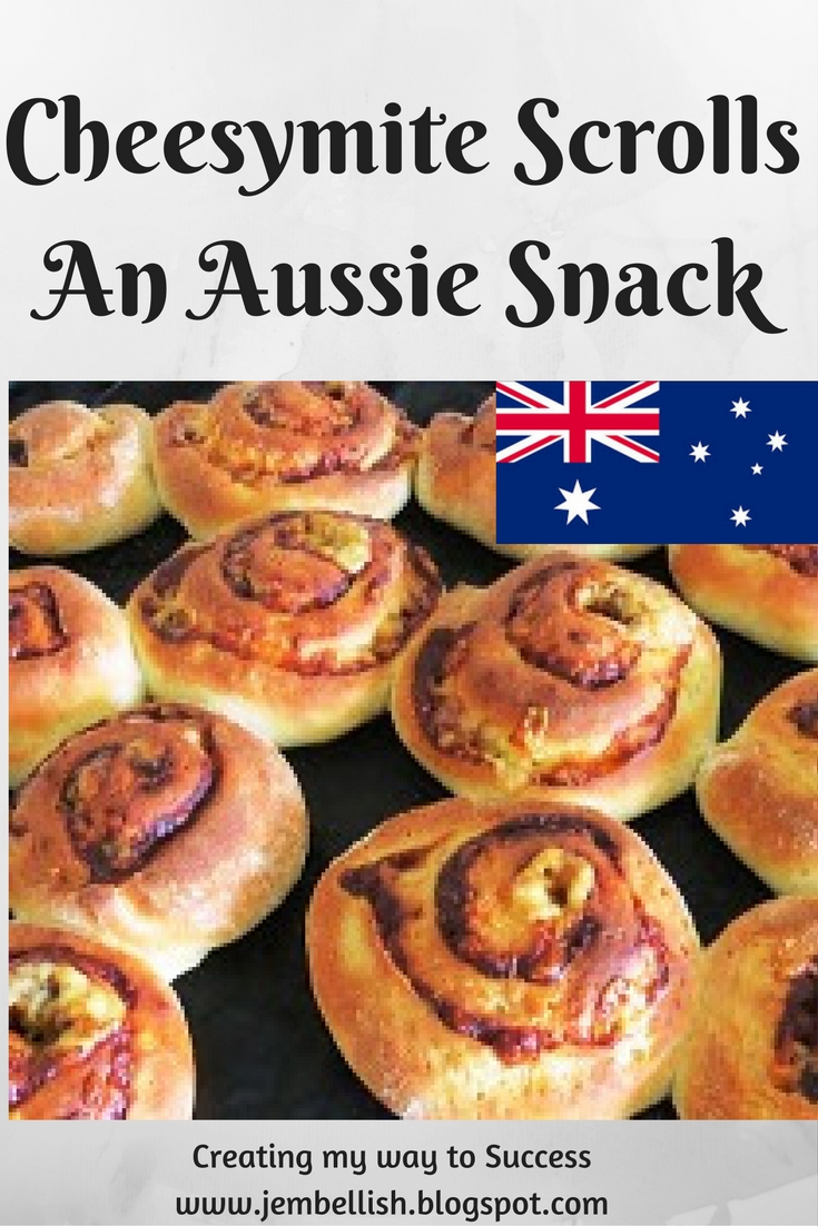 Creating my way to Success: Cheesymite Scrolls - an Aussie Snack!