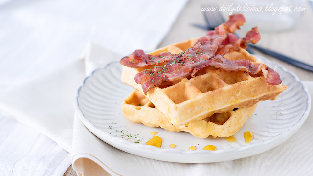 dailydelicious: Corn Waffles: Easy and delicious breakfast!