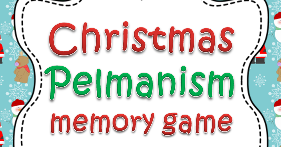 A Crucial Week: FREE Christmas pelmanism (memory) card game