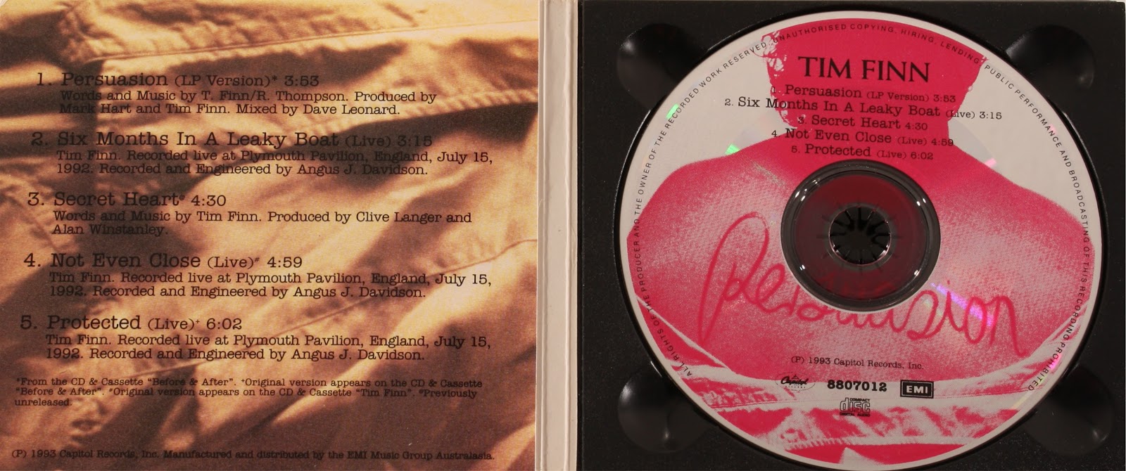 New Zealand Musiceum: Tim Finn and Neil Finn solo