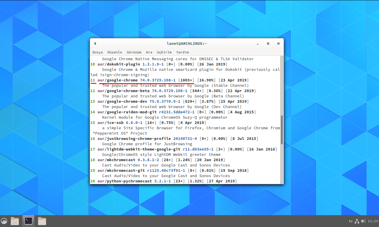 Google Chrome Kurulumu - Linux - Mustafa Sabri OĞUZ