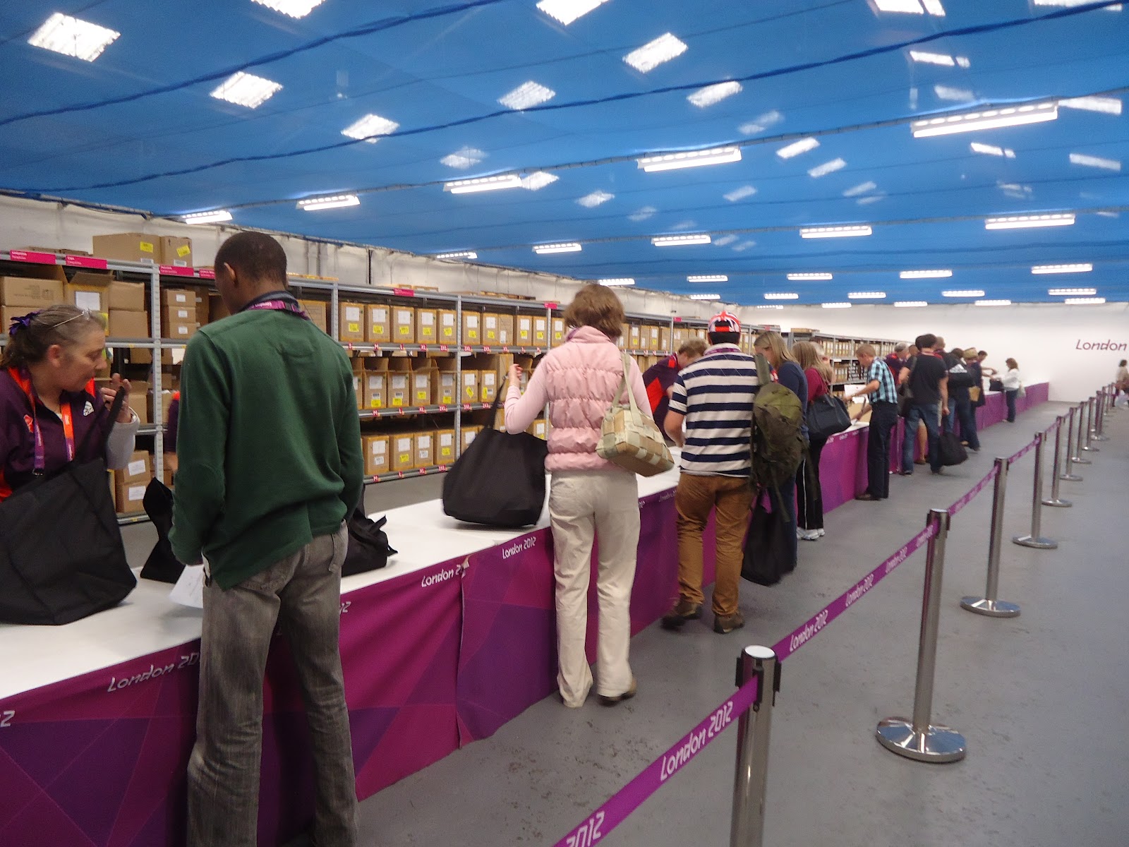 London 2012 Volunteer: Uniform Collection at UDAC