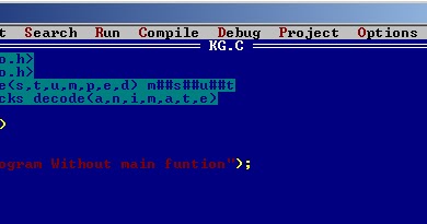 Amazing Point: c programm without main function