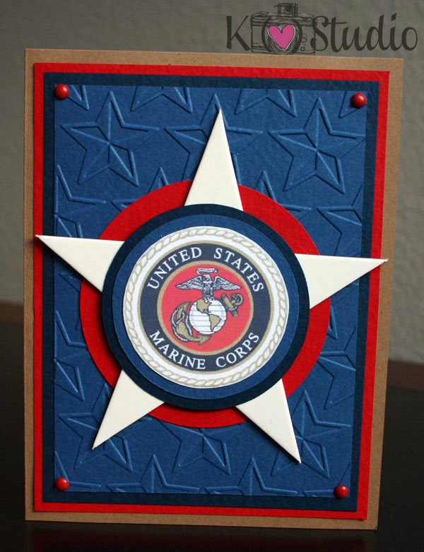K (heart) Studio: USMC Cards
