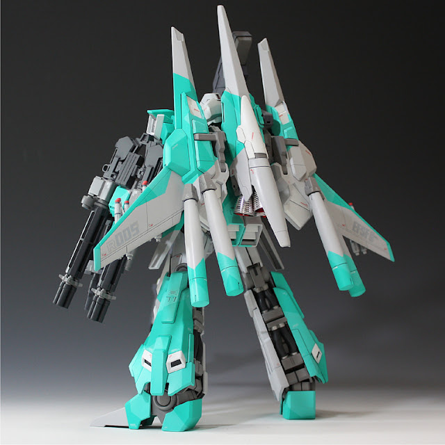 GUNDAM GUY: MG 1/100 RGZ-95C ReZEL - Customized Build