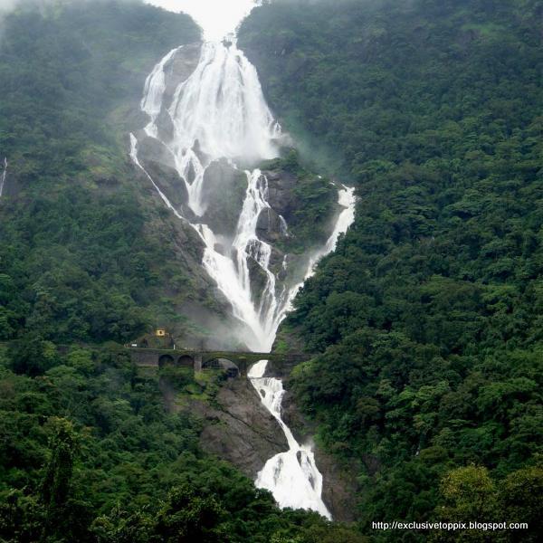Exclusive Top Pix: Dudh Sagar waterfalls, Sanguem, Goa