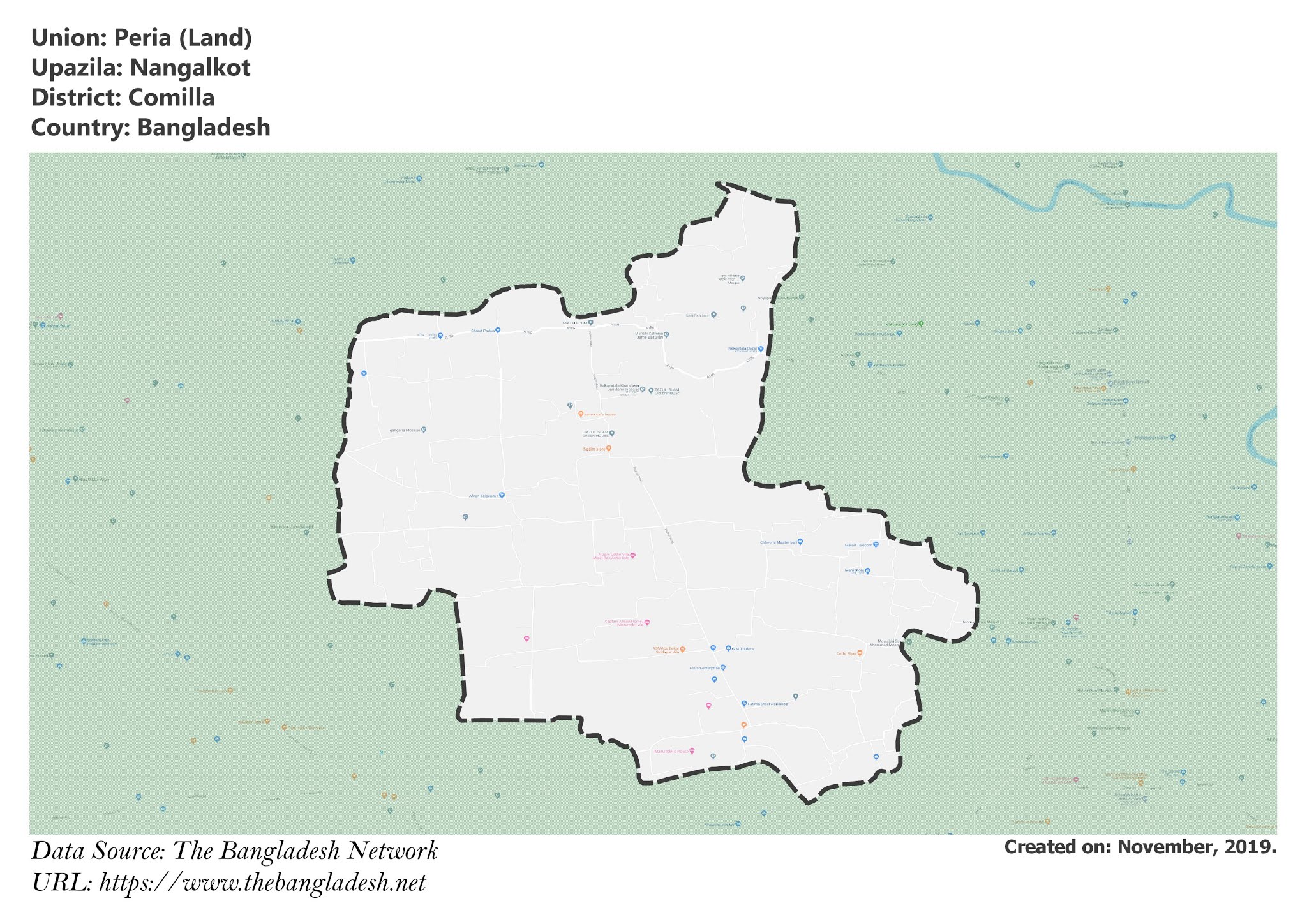 Peria Union, Comilla