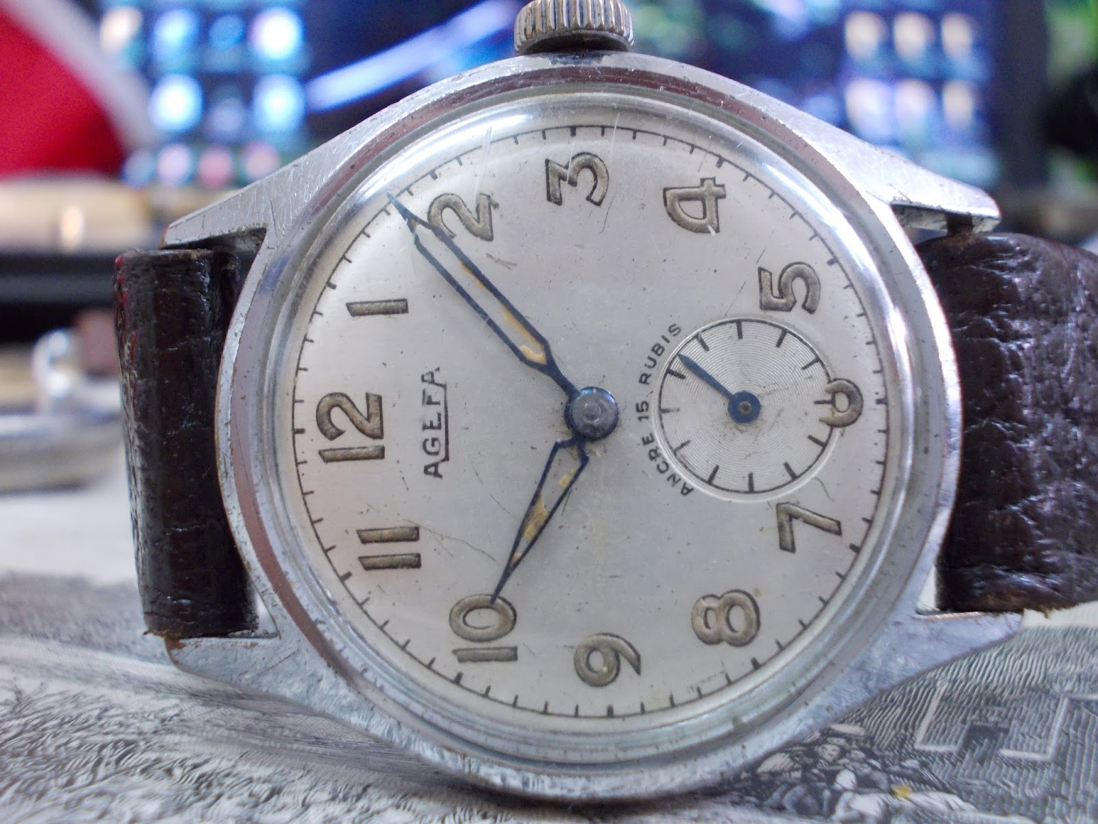 vintage watches: Agefa military RM450