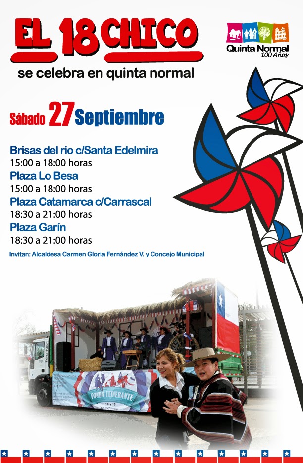 Casona Dubois: EL 18 CHICO SE CELEBRA EN QUINTA NORMAL