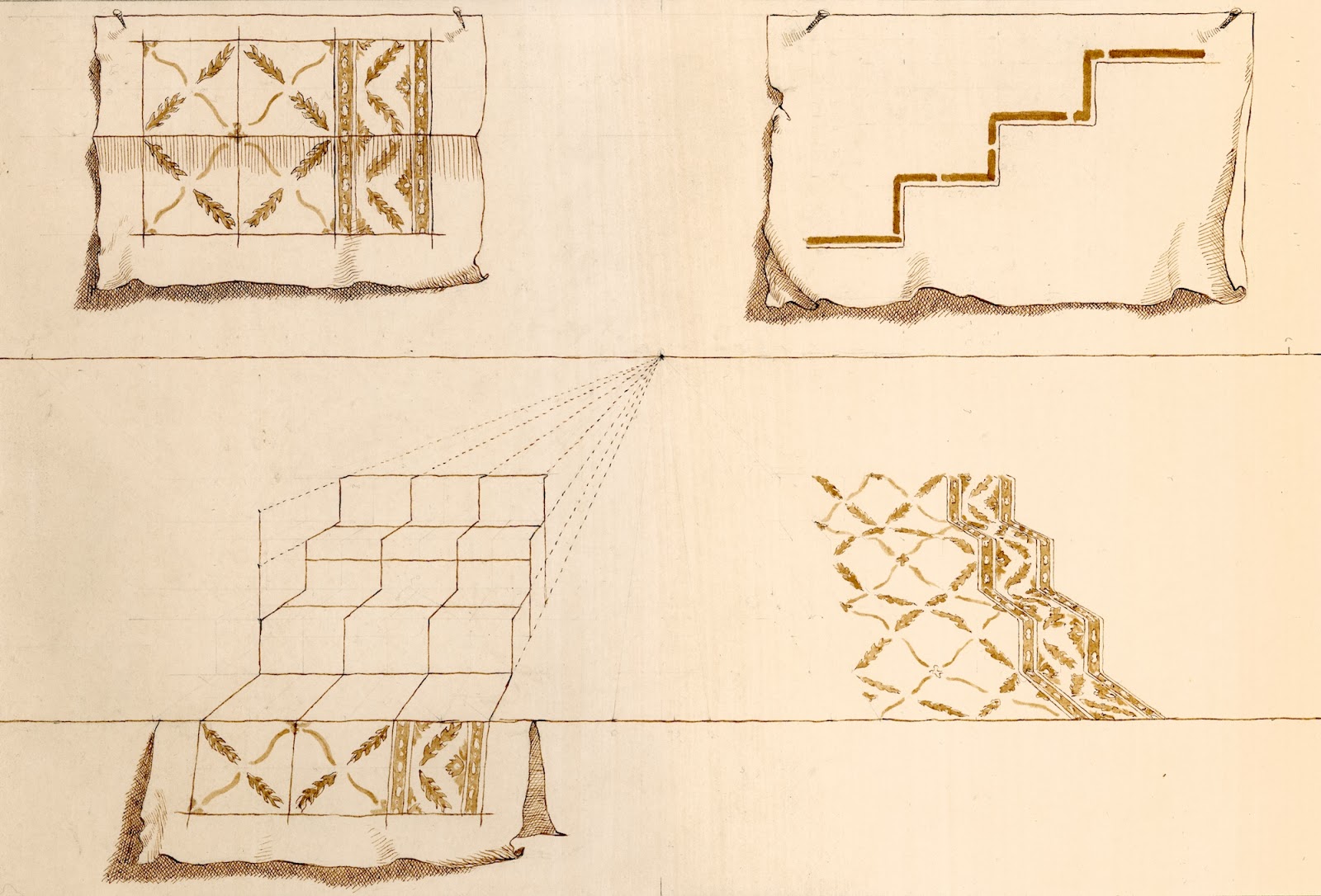 Grand Central Atelier | Preparatory Perspective Drawings by Anthony Baus