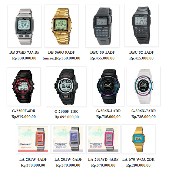 Jual Jam Tangan Casio | Jam Tangan Casio Original | Jam Tangan Casio ...