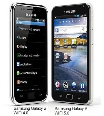 handphone collection: Samsung Galaxy S WiFi 5.0