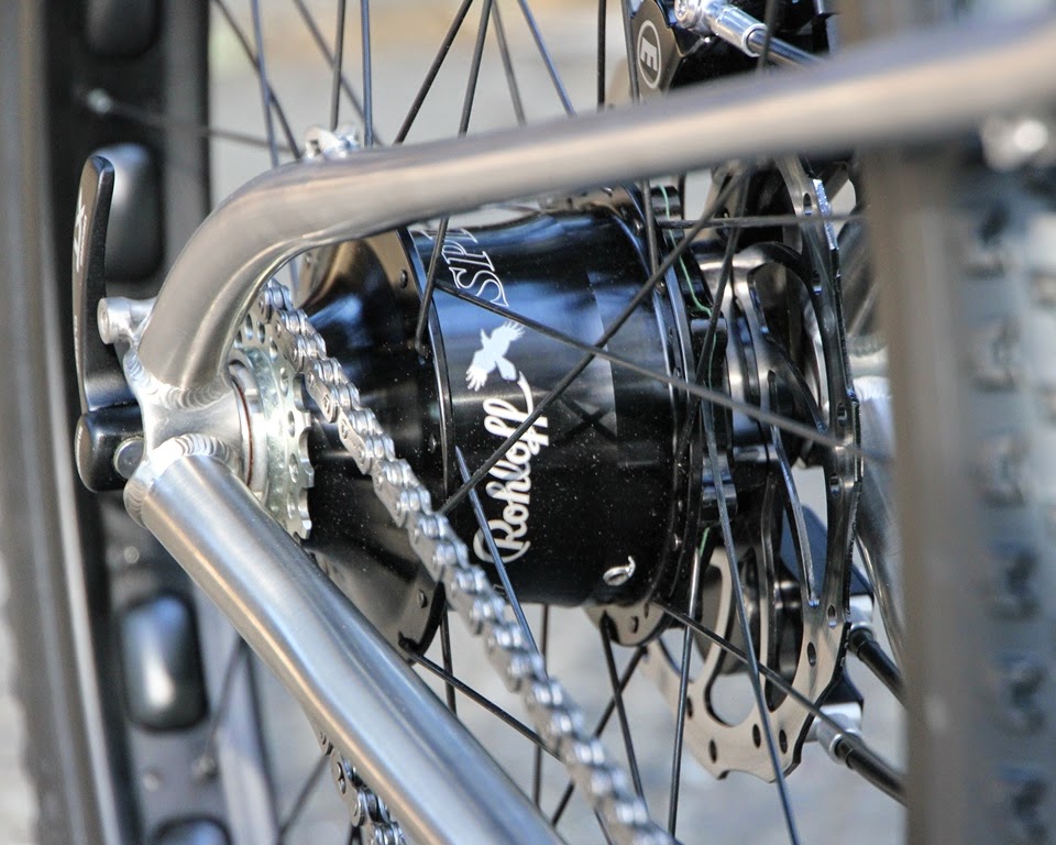 The Monkey Lab: Jeff Jones Titanium Space Frame With Rohloff SPEEDHUB