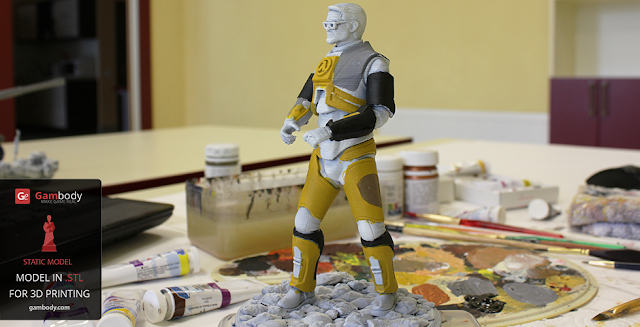 Gordon Freeman 3D Models with Crowbar and Gravity gun | 3D Models by ...