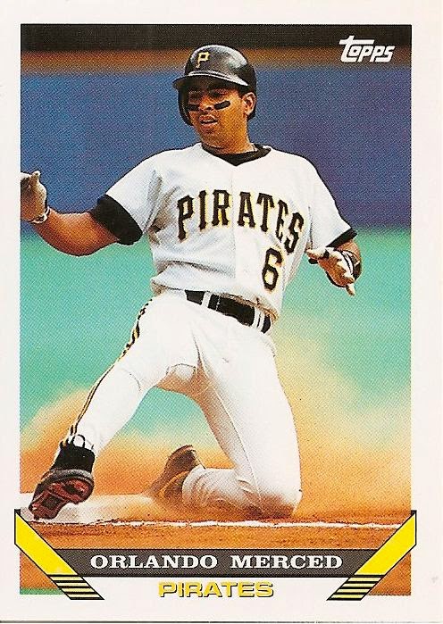 1993 Topps: #378 Orlando Merced