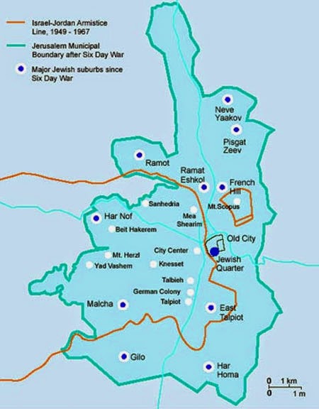 Map of Jerusalem