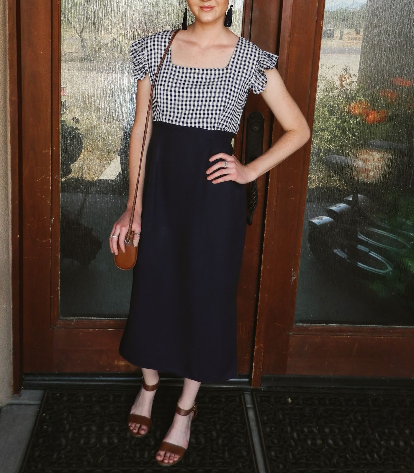 Thrift Store Upcycle - The Checkered Dress DIY Tutorial