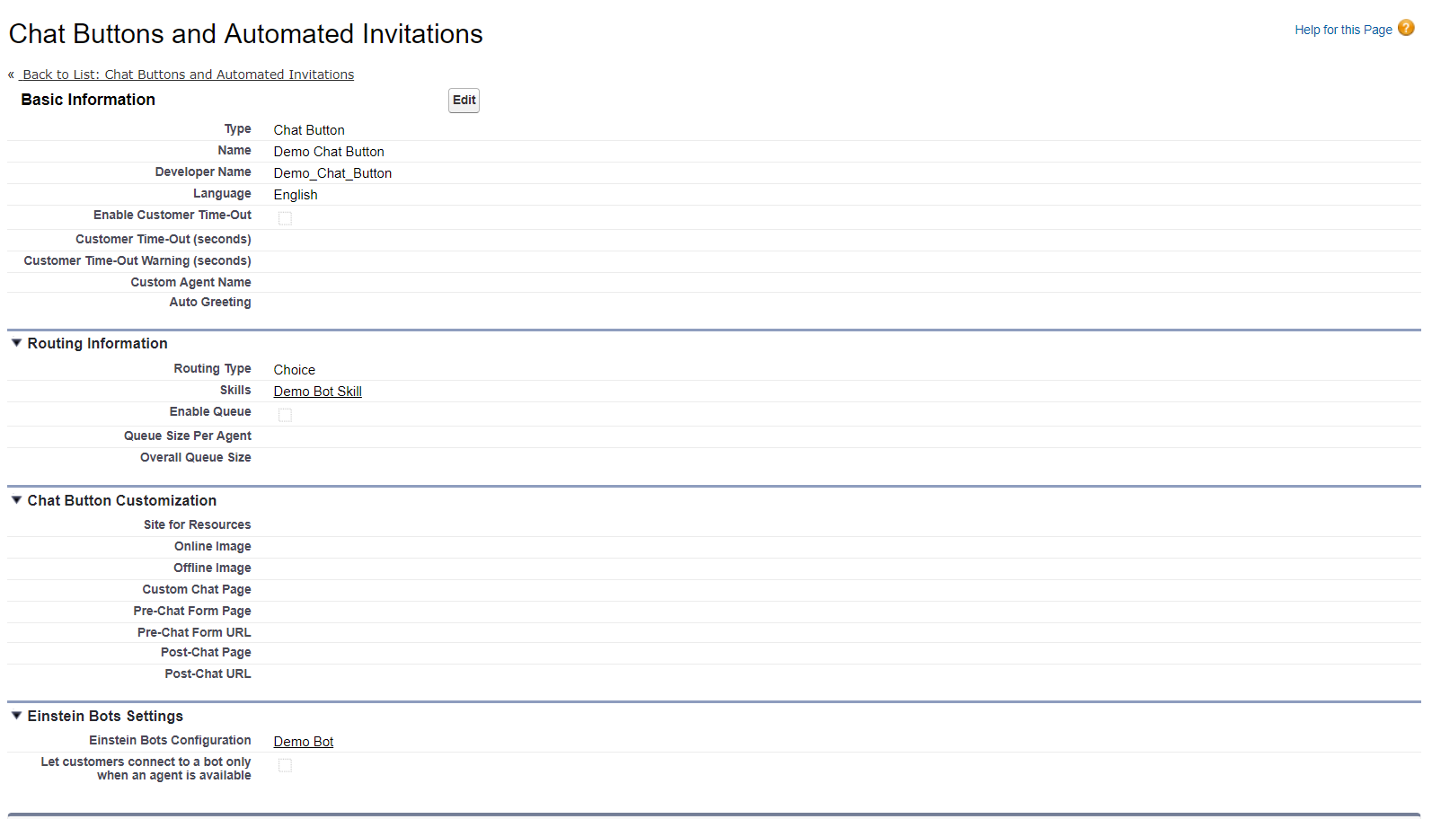 Salesforce Einstein Chatbot - Setup - iBirds Services - Sharing Technology