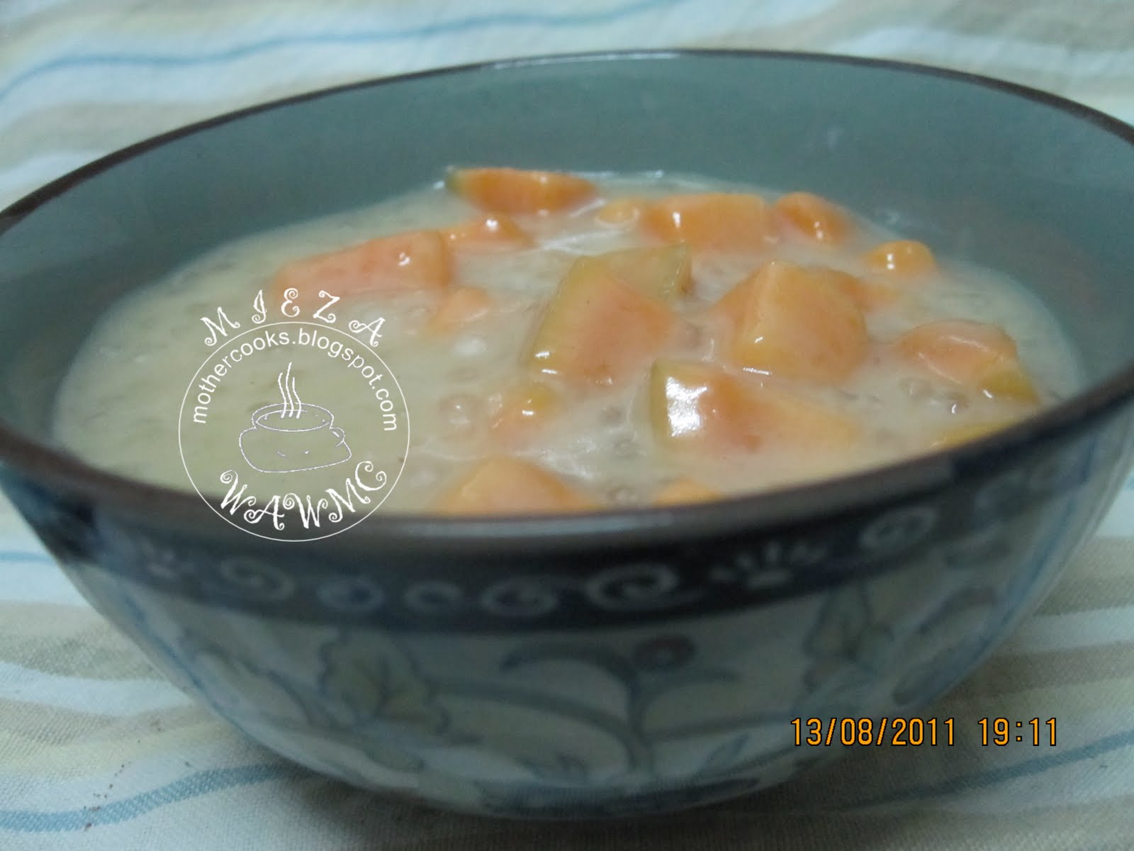 When a working mother cooks: Bubur Sagu Keledek