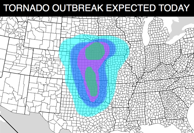 The Weather Centre: Significant Tornado Outbreak Expected Today The Weather Centre: Significant Tornado Outbreak Expected Today